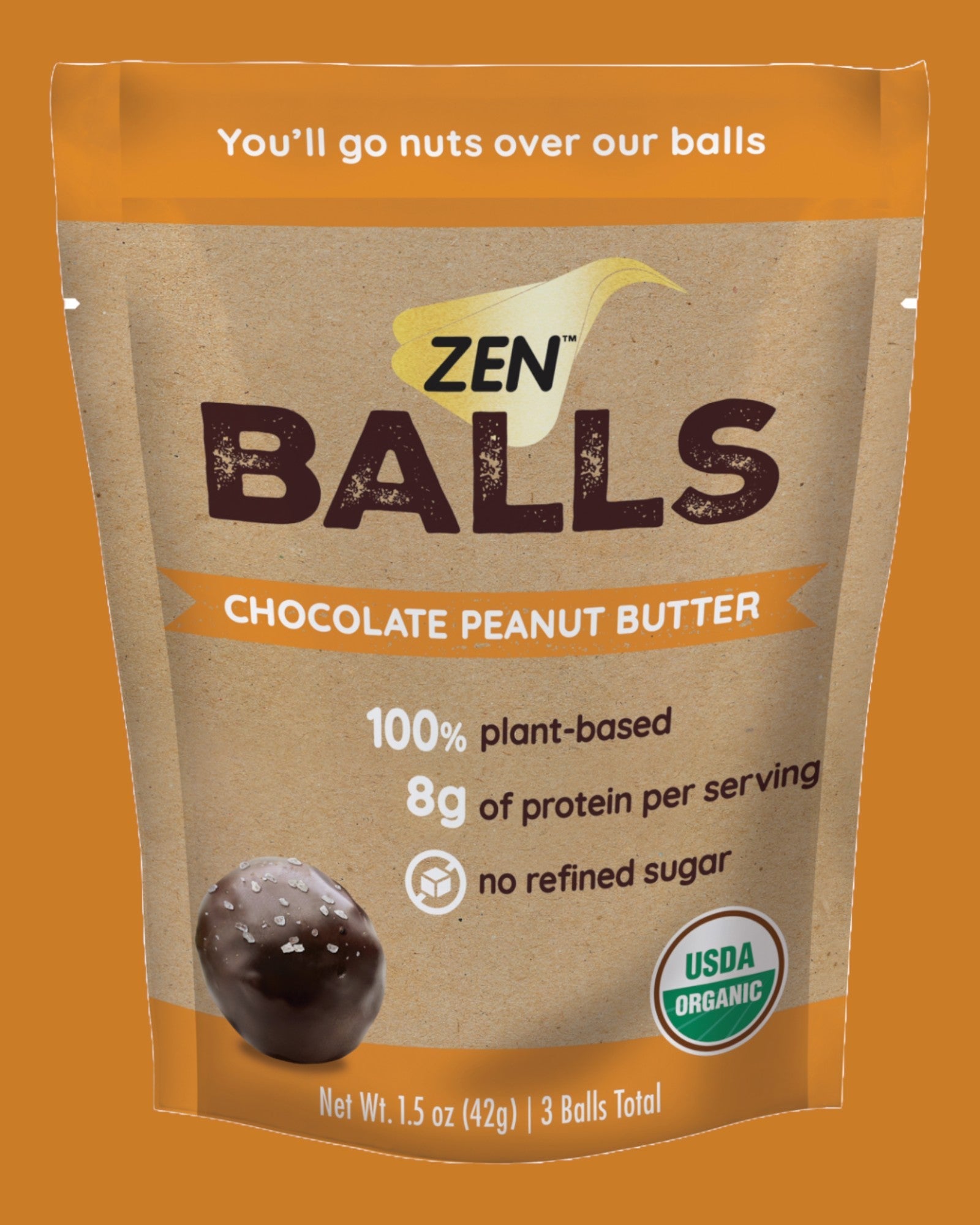 Chocolate Peanut Butter Balls - Zen | Organic Energy Bites